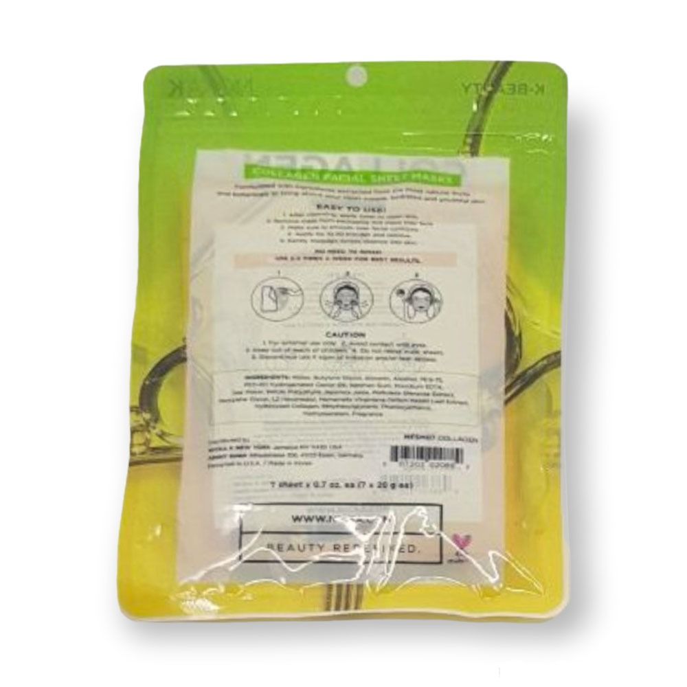 NICKA K K-Beauty Perfecting Collagen (7 Facial Sheet Mask), Beauty ... NICKA K K-Beauty Perfecting Collagen (7 Facial Sheet Mask), Beauty ...