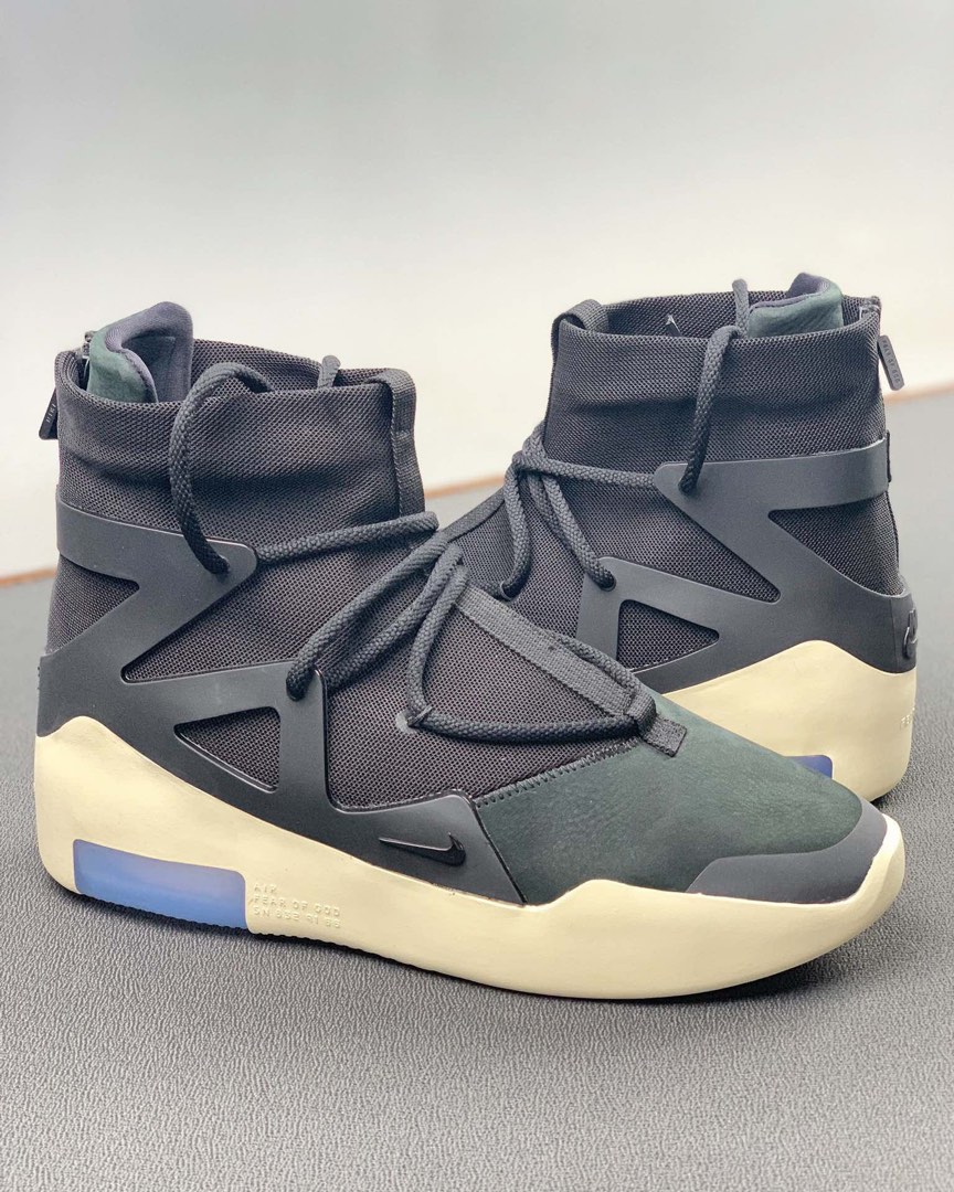 NIKE AIR FEAR OF GOD FOG 1 ‘BLACK’ (All sizes available), Men's Fashion ...