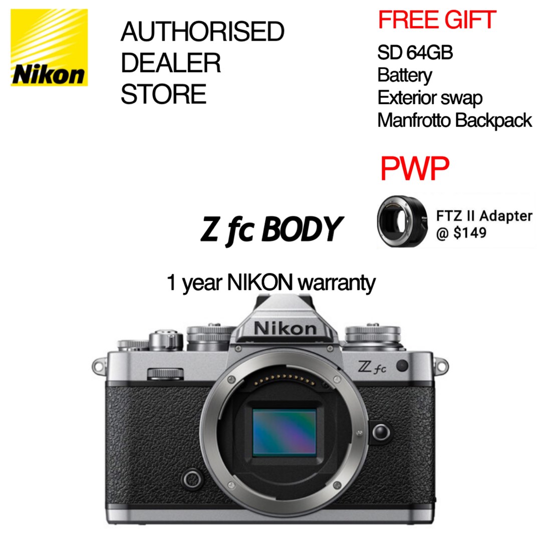 NIKON Z FC BODY, Photography, Cameras on Carousell