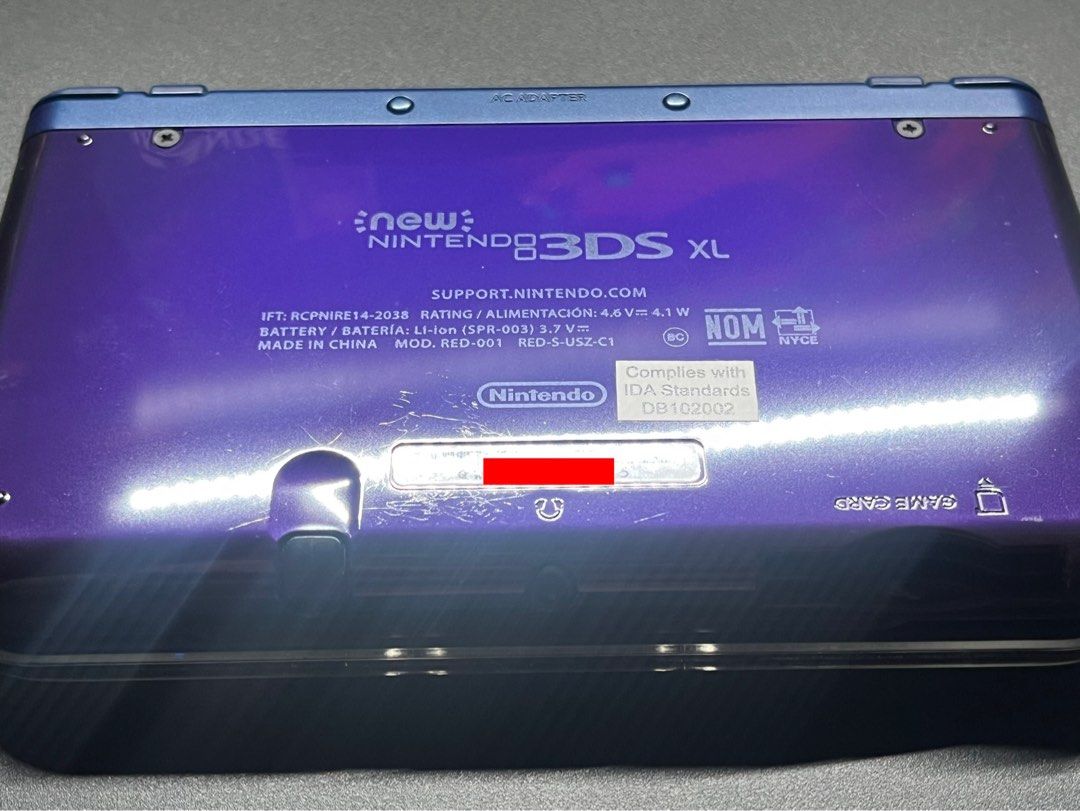 Nintendo New 3DS XL GALAXY Limited Edition RARE | Not 2DS | QW Serial ...