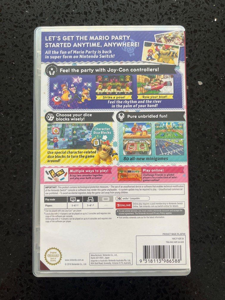 Nintendo switch Suoer Mario party game gen 1 gen 2 switch lite oled ...