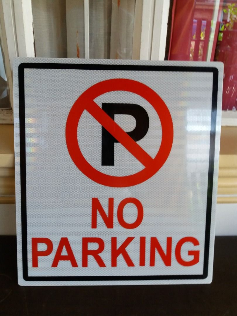 NO PARKING ROAD SIGN, Commercial & Industrial, Construction & Building ...
