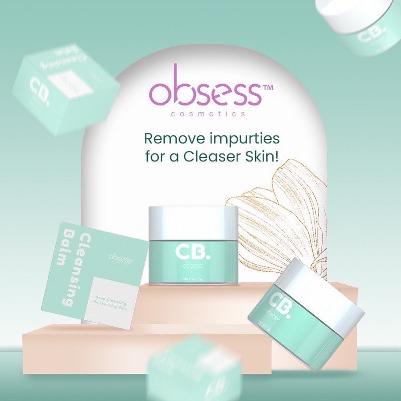 Obsess Cosmetics Cleansing Balm (50g), Beauty & Personal Care, Face ...