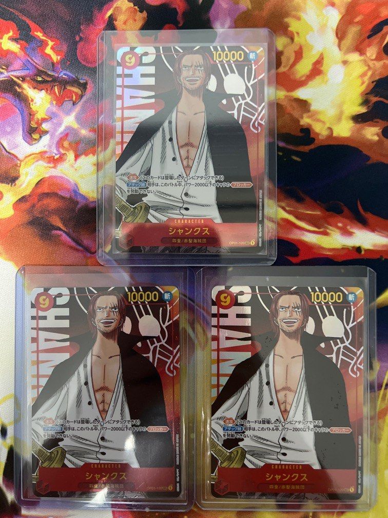 One Piece TCG - Shanks Sec AA, Hobbies & Toys, Toys & Games on Carousell