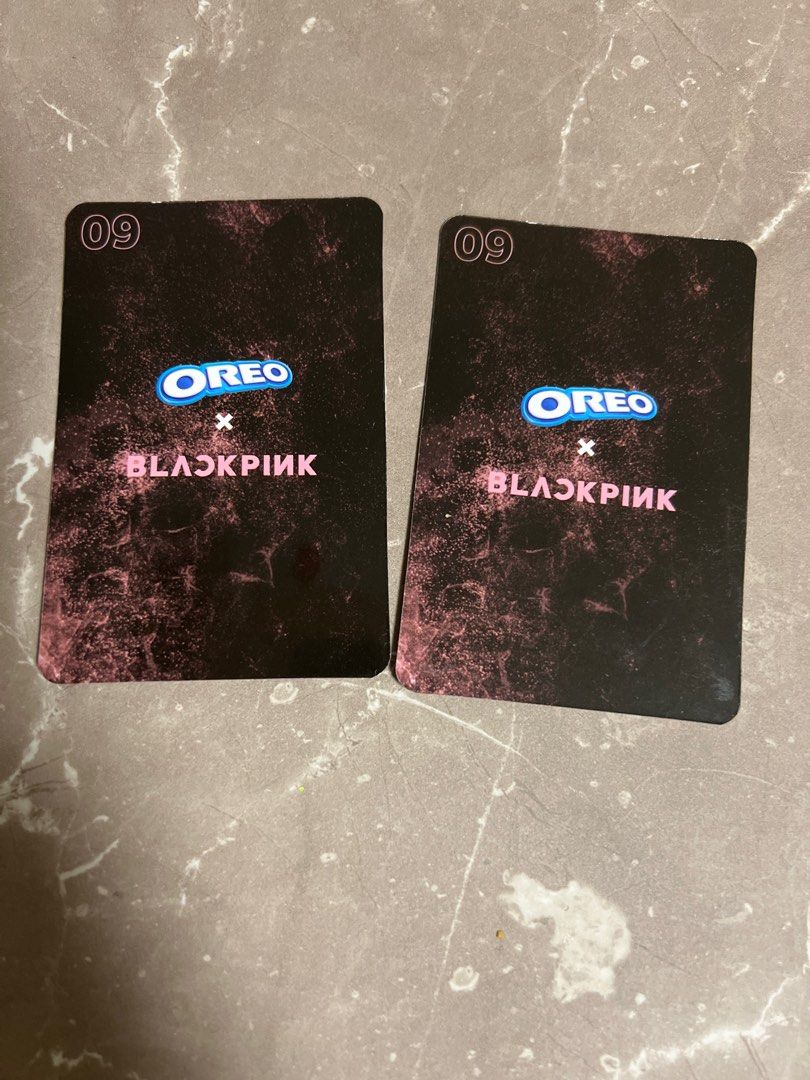 Oreo Blackpink Rose Card, Hobbies & Toys, Memorabilia & Collectibles, K ...