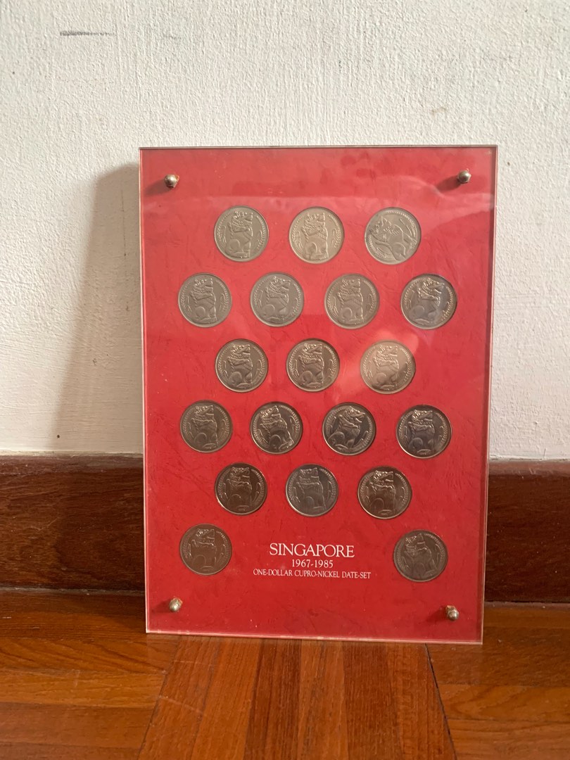[Original] 1967 - 1985 Singapore FIRST SERIES $1 coin, Hobbies & Toys ...