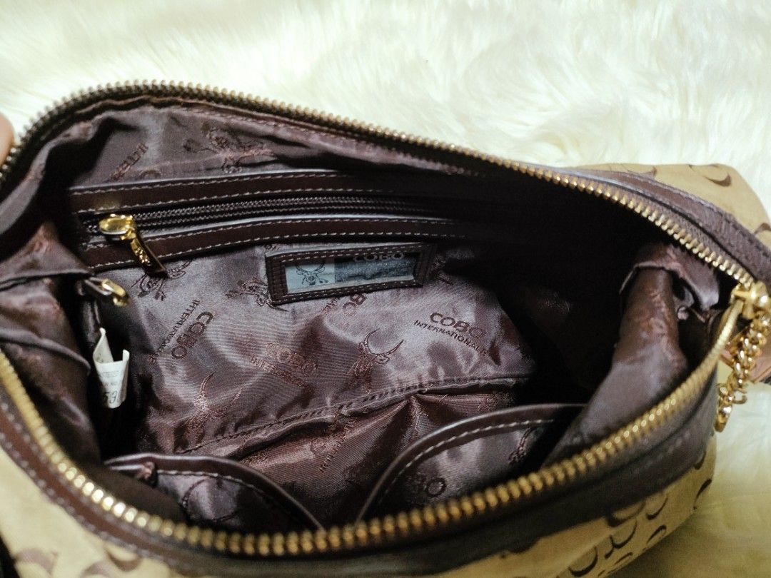 Original COBO International sling bag, Luxury, Bags & Wallets on Carousell