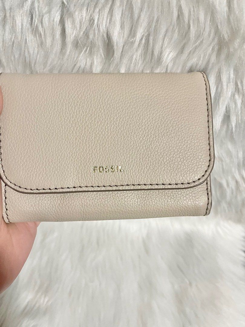 Original Fossil Astrid Multifunctional Medium Graystone Trifold Wallet ...