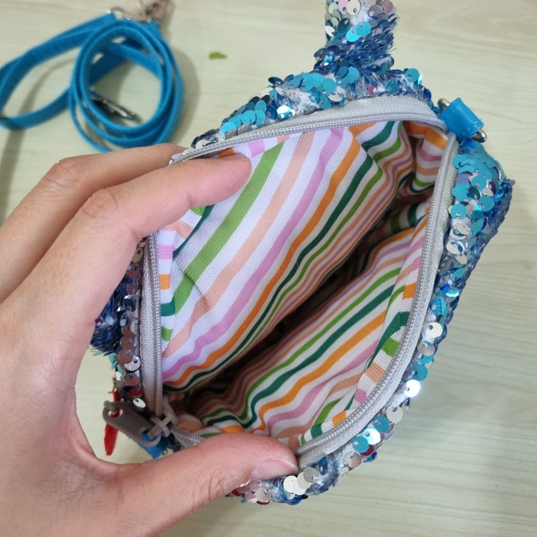 Original TY Fashion, Sequin Sling Purse, Slush the Husky, Babies & Kids ...