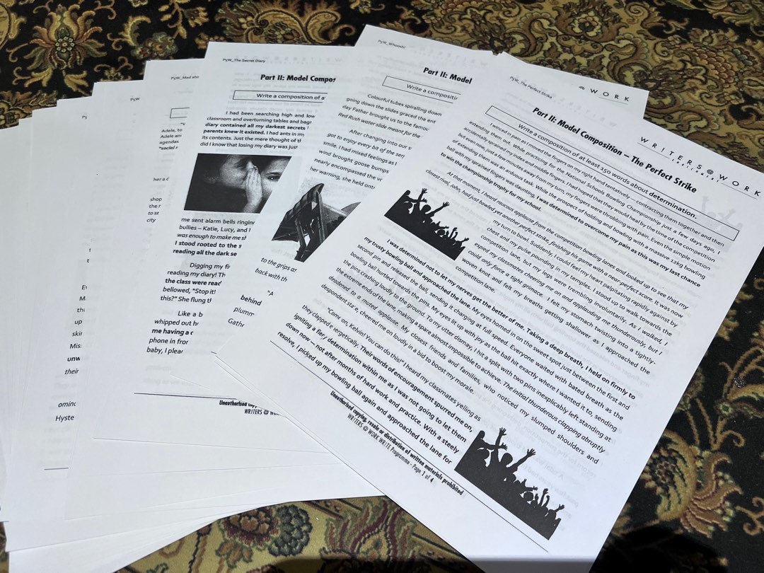 P5 PSLE model compositions W@W Writers at work, Hobbies & Toys, Books ...