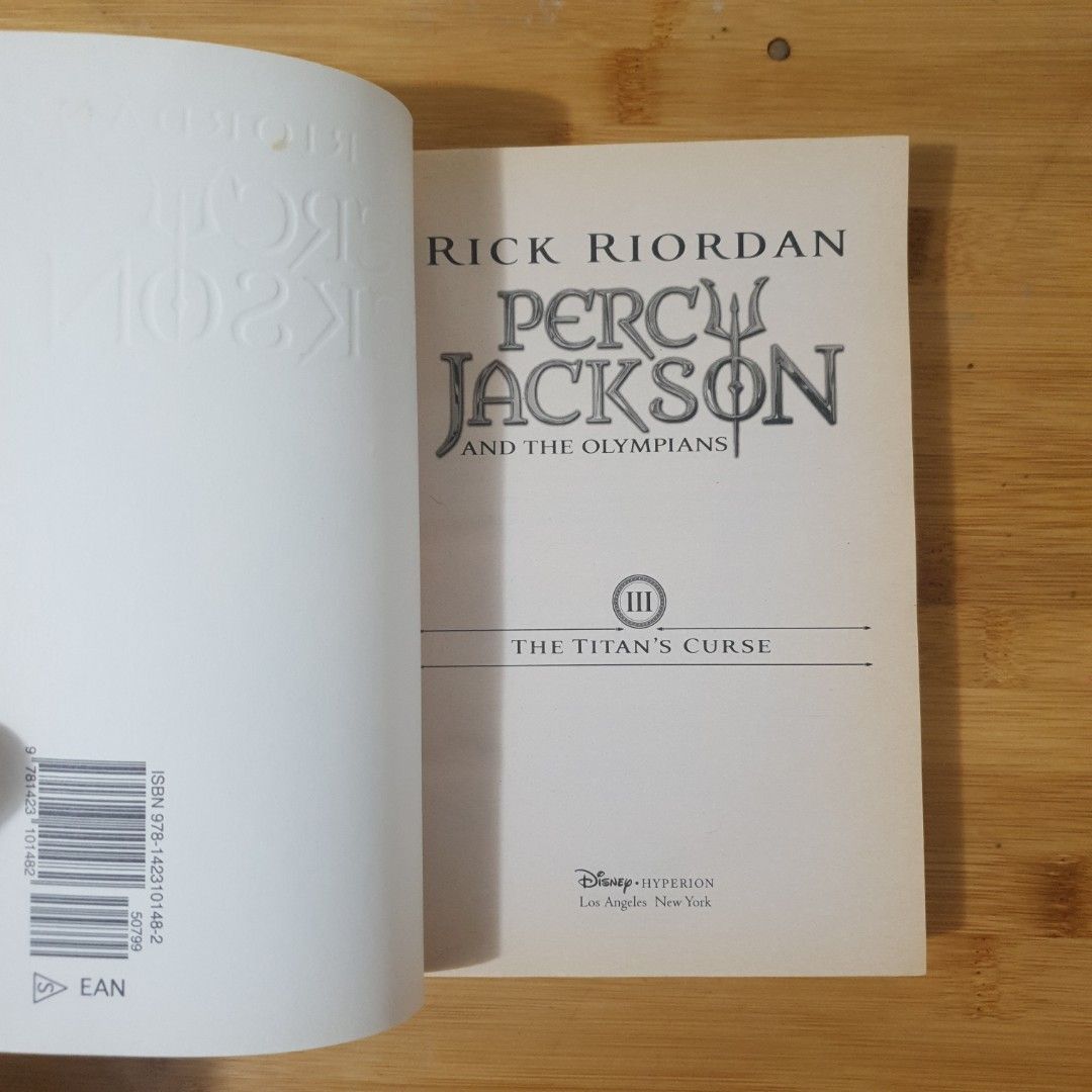 Percy Jackson and The Olympians - The Titan's Curse by Rick Riordan ...