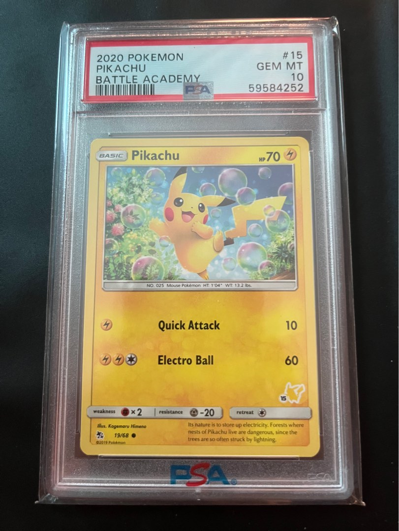 Pikachu Battle Academy PSA 10 Pokemon TCG Lugia Charizard Pikachu Crown Zenith, Hobbies & Toys ...