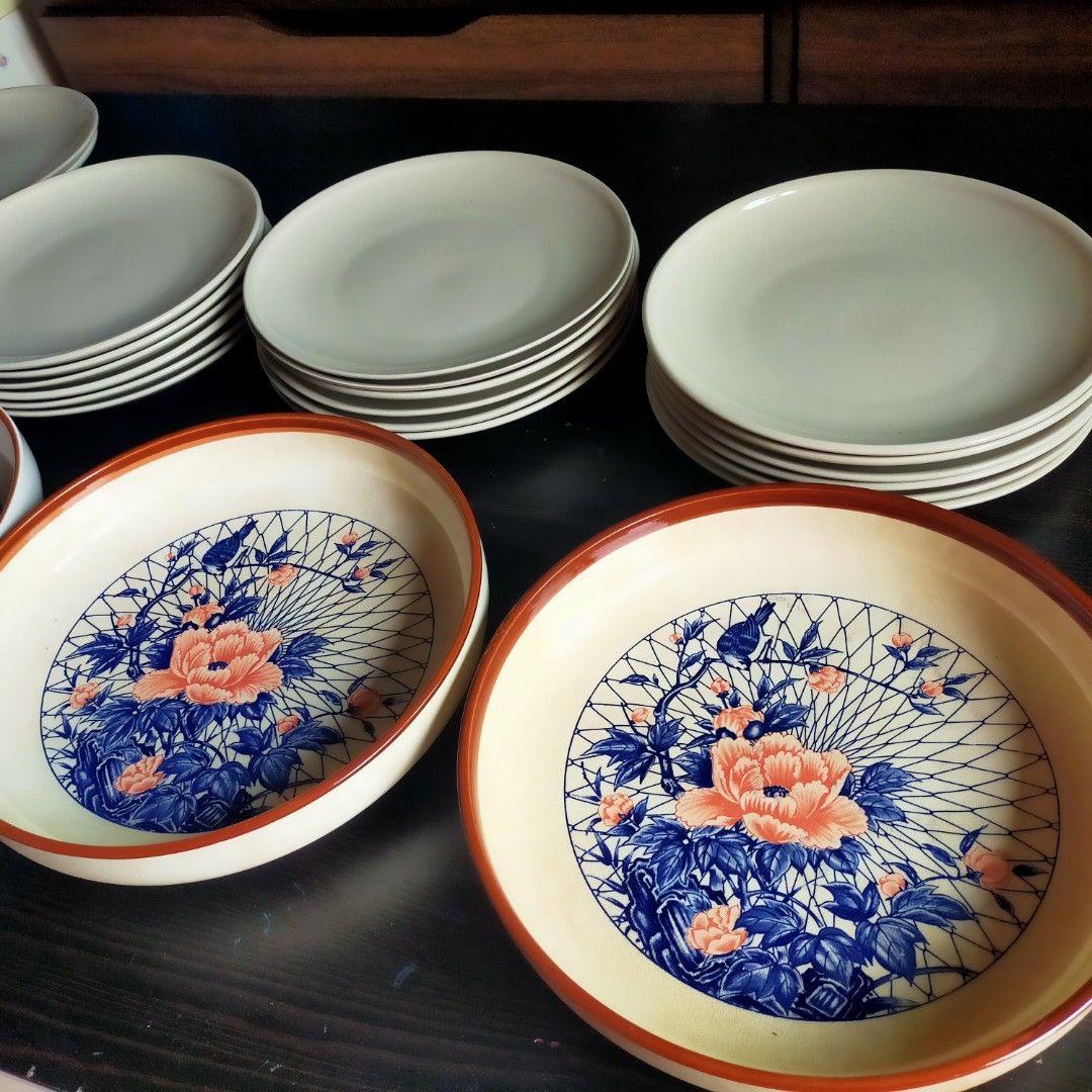 Pinggan Bunga Klasik, Furniture & Home Living, Kitchenware & Tableware ...