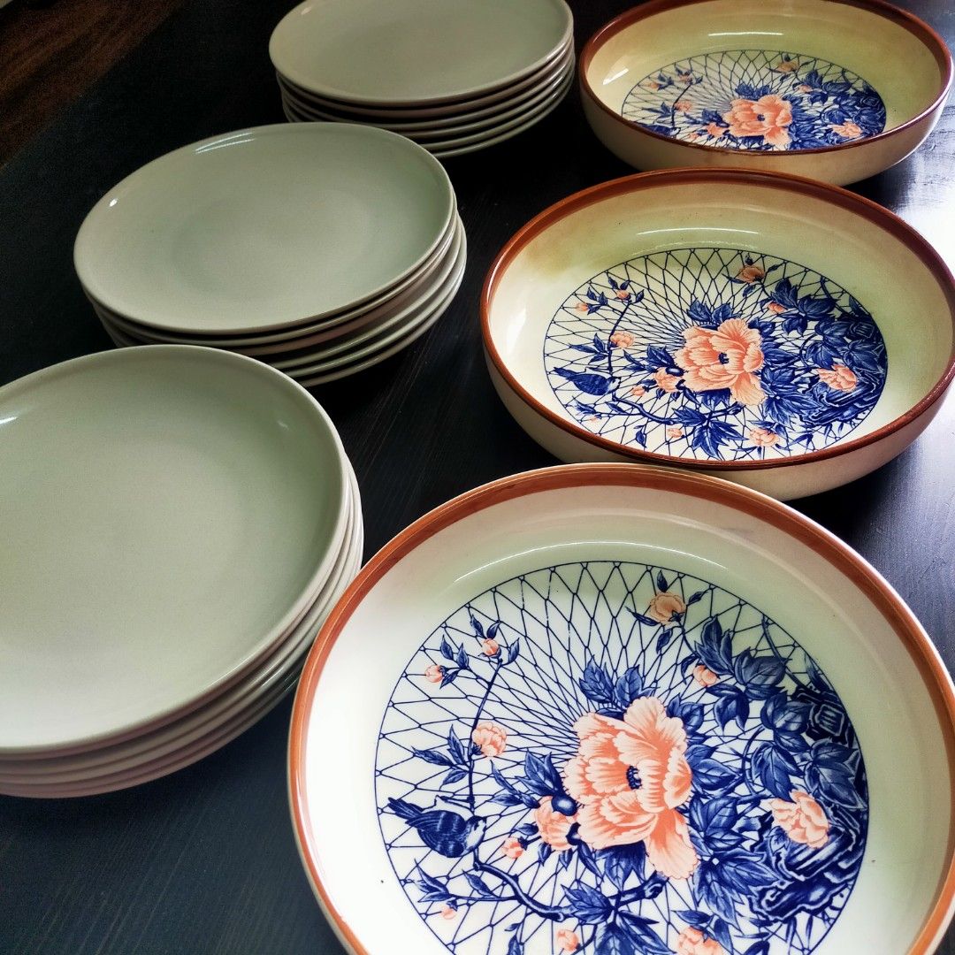 Pinggan Bunga Klasik, Furniture & Home Living, Kitchenware & Tableware ...