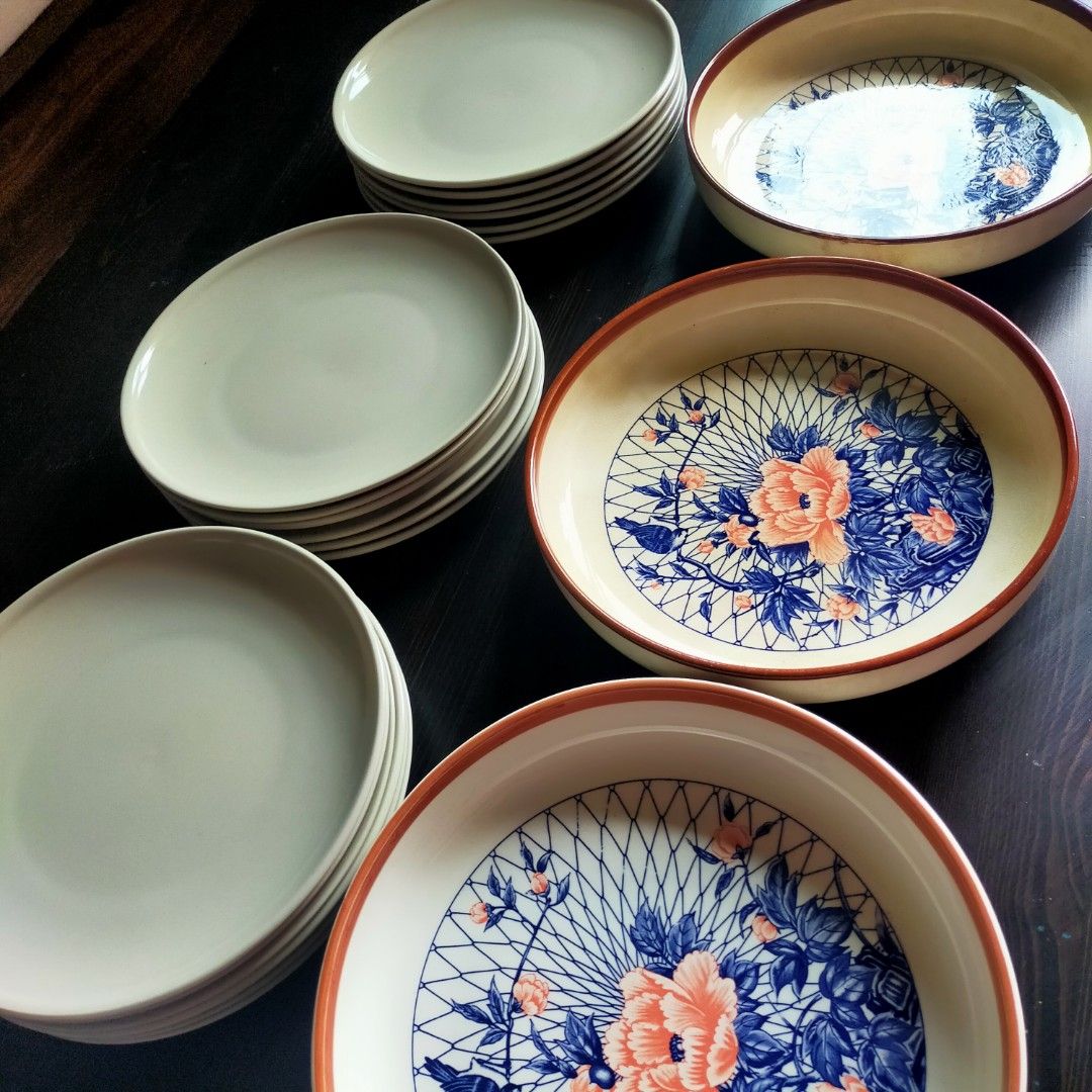 Pinggan Bunga Klasik, Furniture & Home Living, Kitchenware & Tableware ...