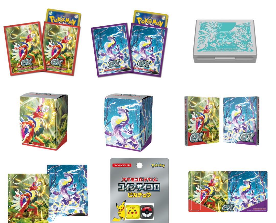 Pokemon Card Game TCG Supply Goods Sleeves / Deck Box / File / Refill ...