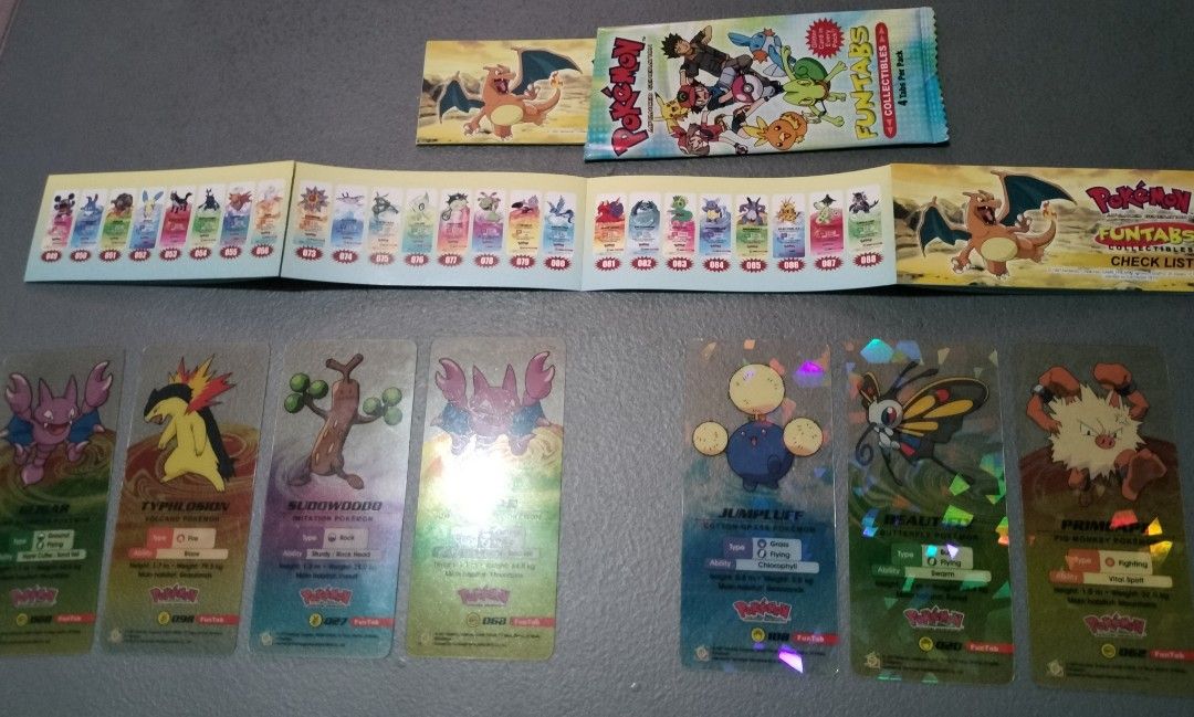 Pokemon Funtabs, Hobbies & Toys, Memorabilia & Collectibles, Vintage ...