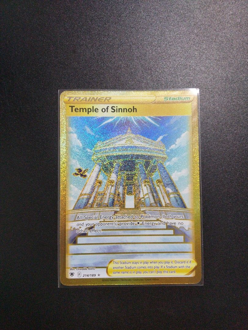 Pokemon TCG Temple of Sinnoh Gold Secret Rare - SS10 Astral Radiance ...