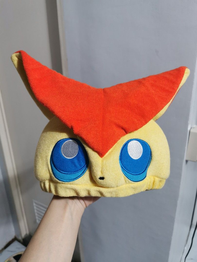 Pokemon Victini Plush toy headpiece, Hobbies & Toys, Toys & Games on ...