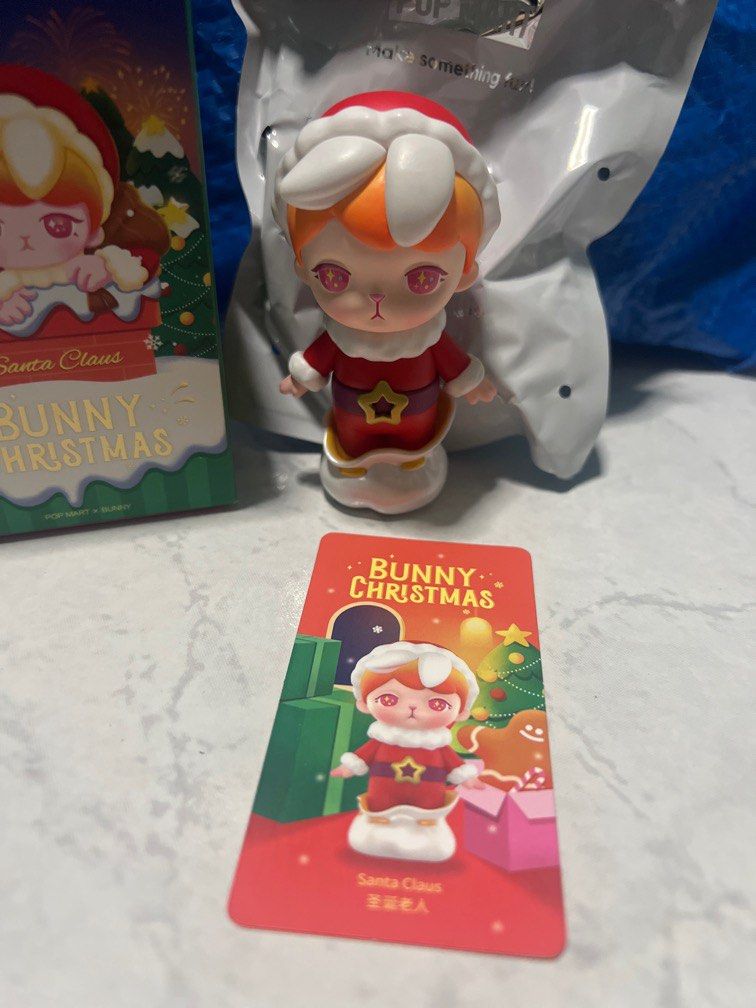 Popmart Bunny Christmas - Santa Claus, Hobbies & Toys, Toys & Games on ...