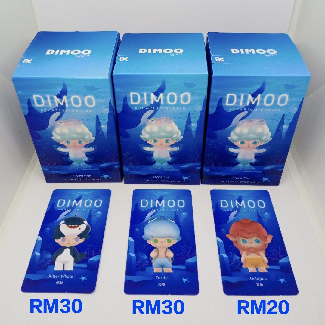 POPMART DIMOO AQUARIUM BLIND BOX (OPENED), Hobbies & Toys, Toys & Games ...