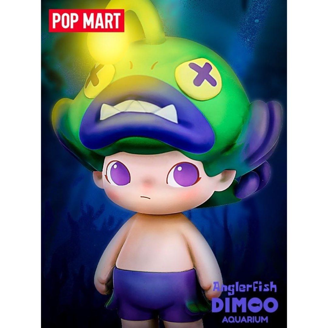 Popmart Dimoo aquarium series (anglerfish, angler fish), Hobbies & Toys ...