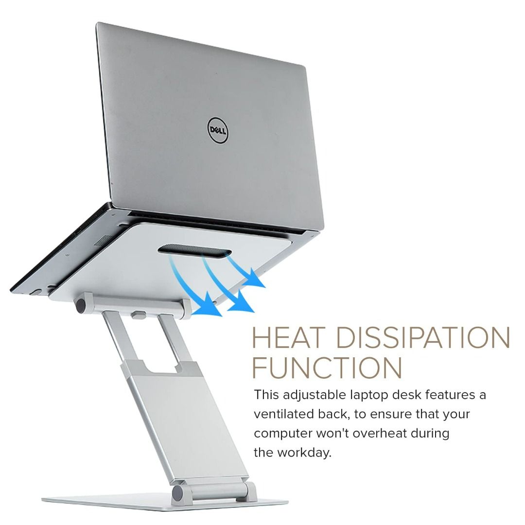 POUT EYES 3 LIFT- A Height Adjustable Aluminum Standing Laptop Riser ...