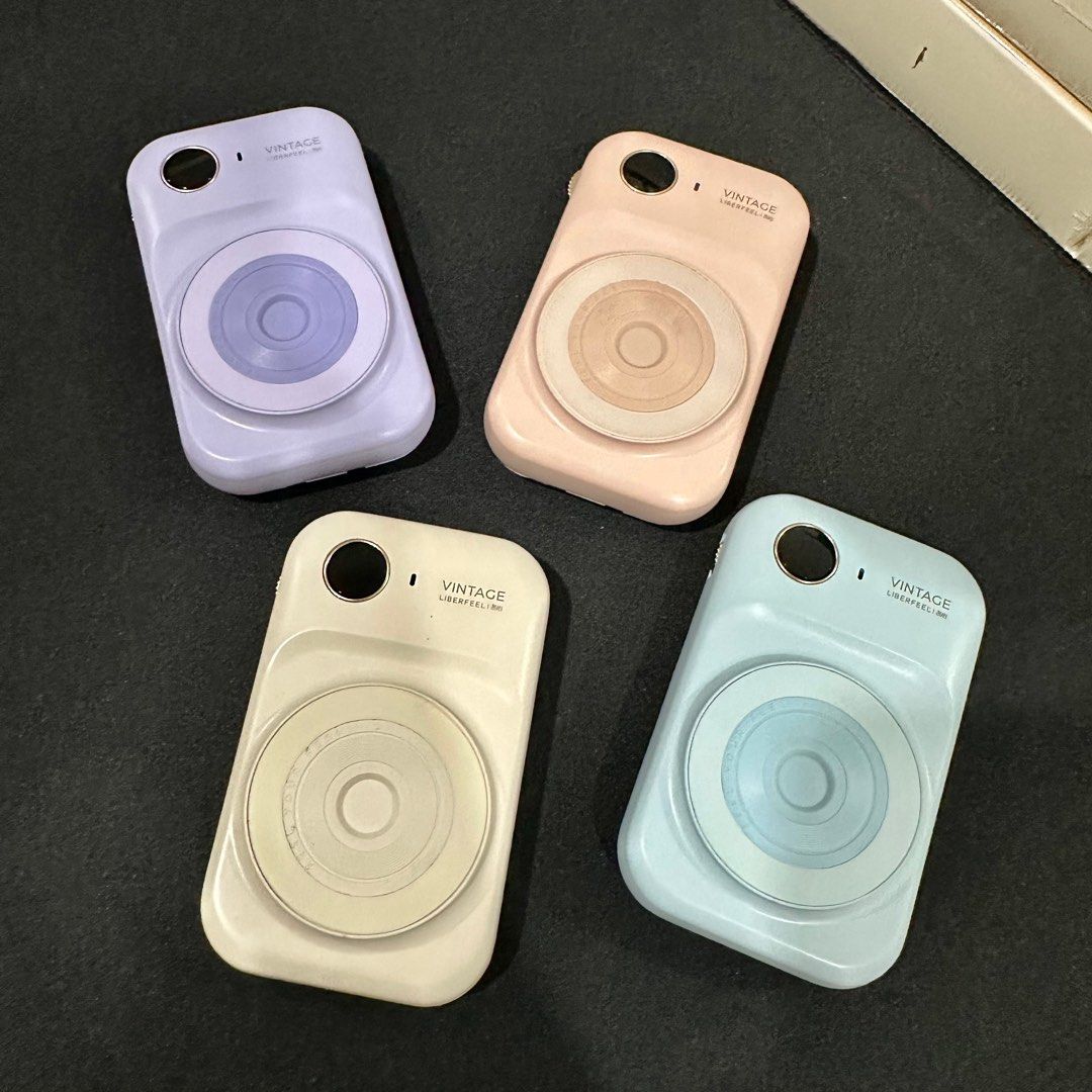 Power Bank Magnetic Wireless 10000mAh Vintage Camera Retro Design ...