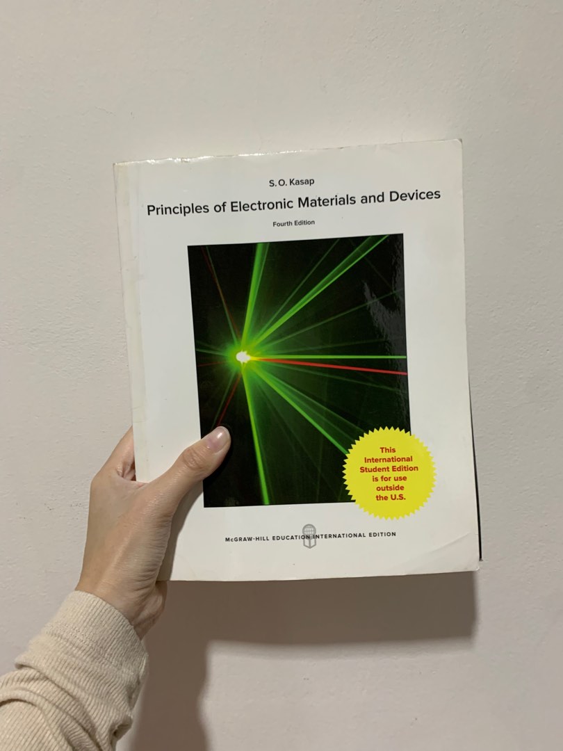 Principles of Electronic Materials and Devices, 書籍、休閒與玩具, 書本及雜誌, 教科書 ...