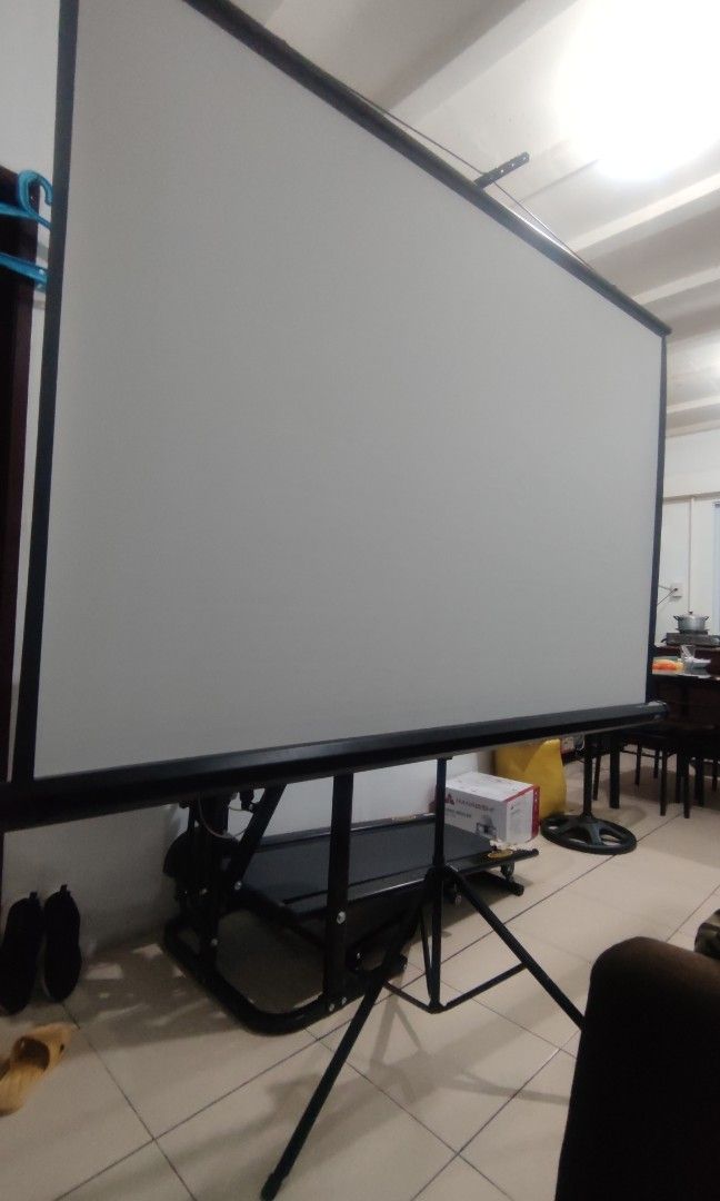 Projector White Screen, TV & Home Appliances, TV & Entertainment ...