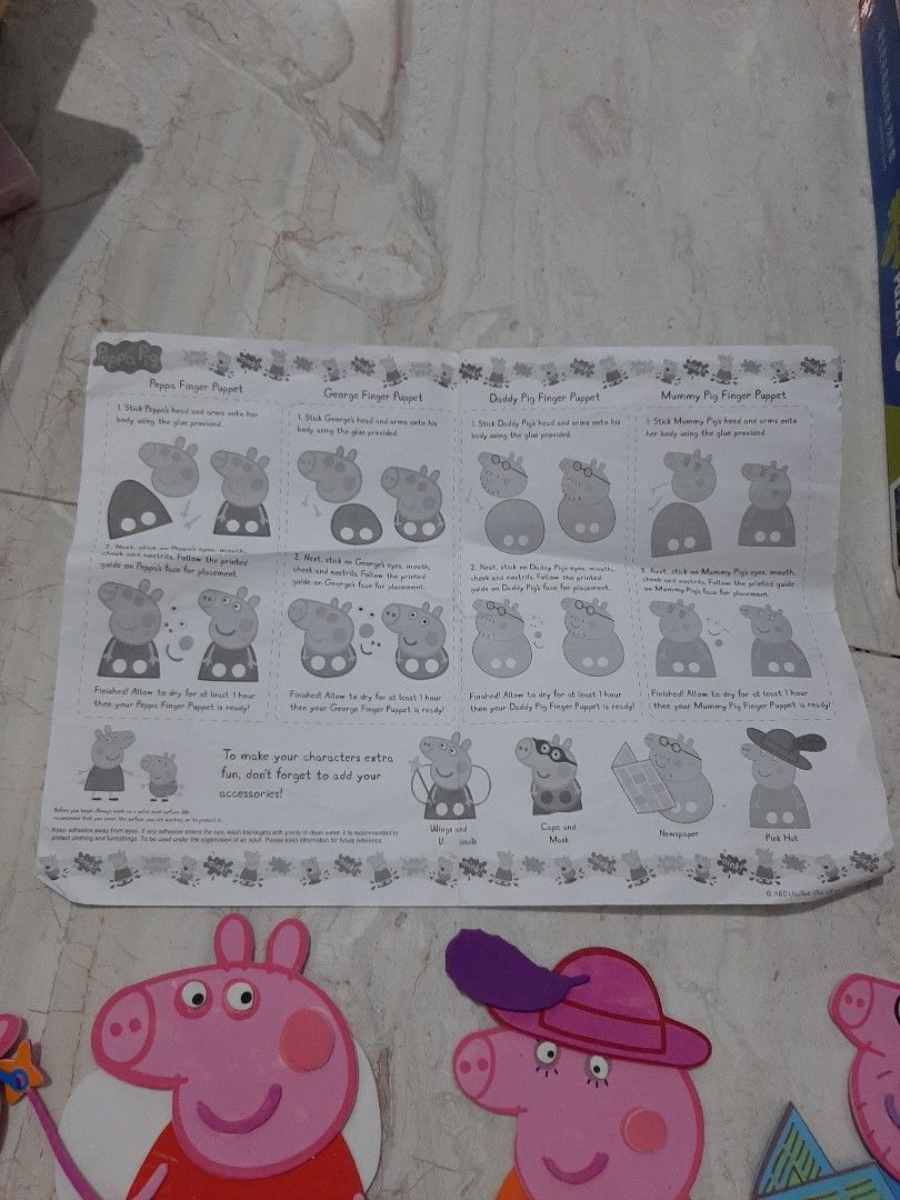 Puppet peppa pig, Toys & Collectibles, Mainan di Carousell