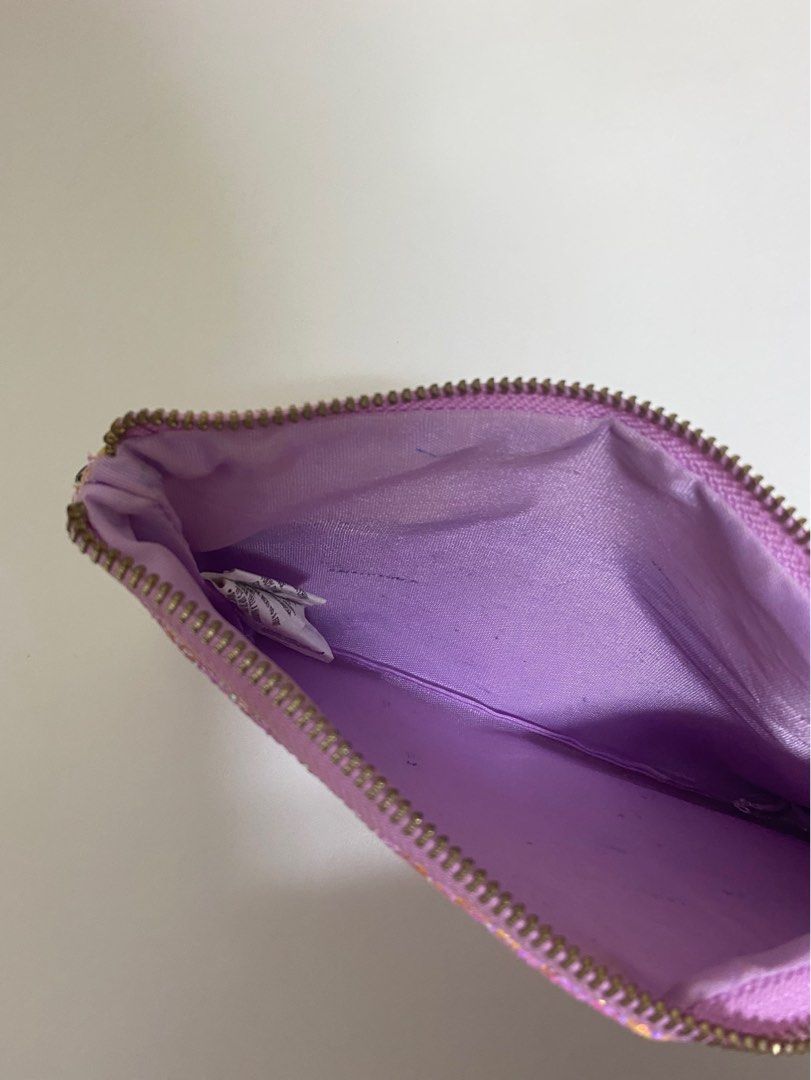 Purple & Pink Glitter Typo Pencil Case, Hobbies & Toys, Stationery ...