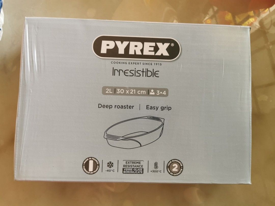 Pyrex Irresistible Deep Roaster 2L, Furniture & Home Living ...