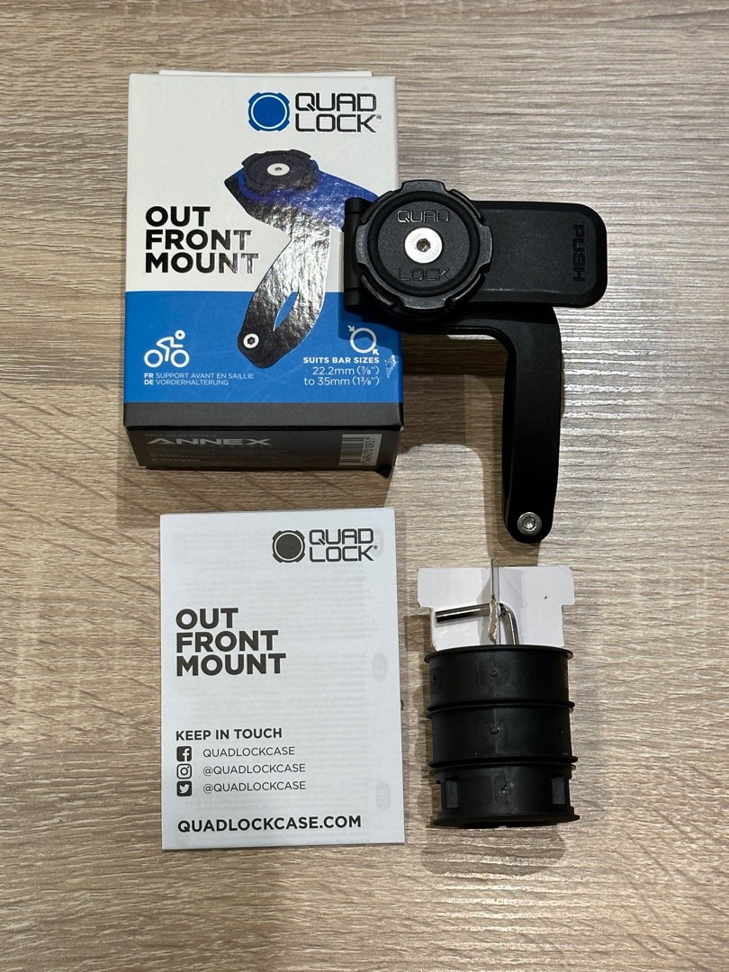 Quad lock out front mount, Sports Equipment, Bicycles & Parts, Parts ...