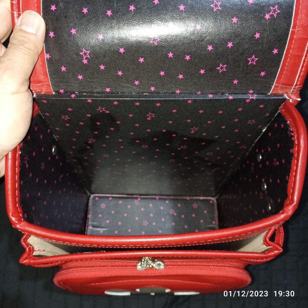 Randoseru Japanese School Bag Backpack Red Cherry, Luxury, Bags ...