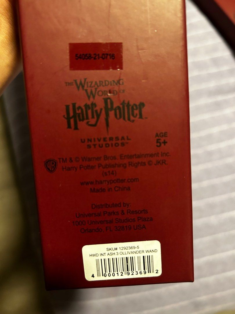 *RARE* Authentic Harry Potter Wand, Hobbies & Toys, Memorabilia ...
