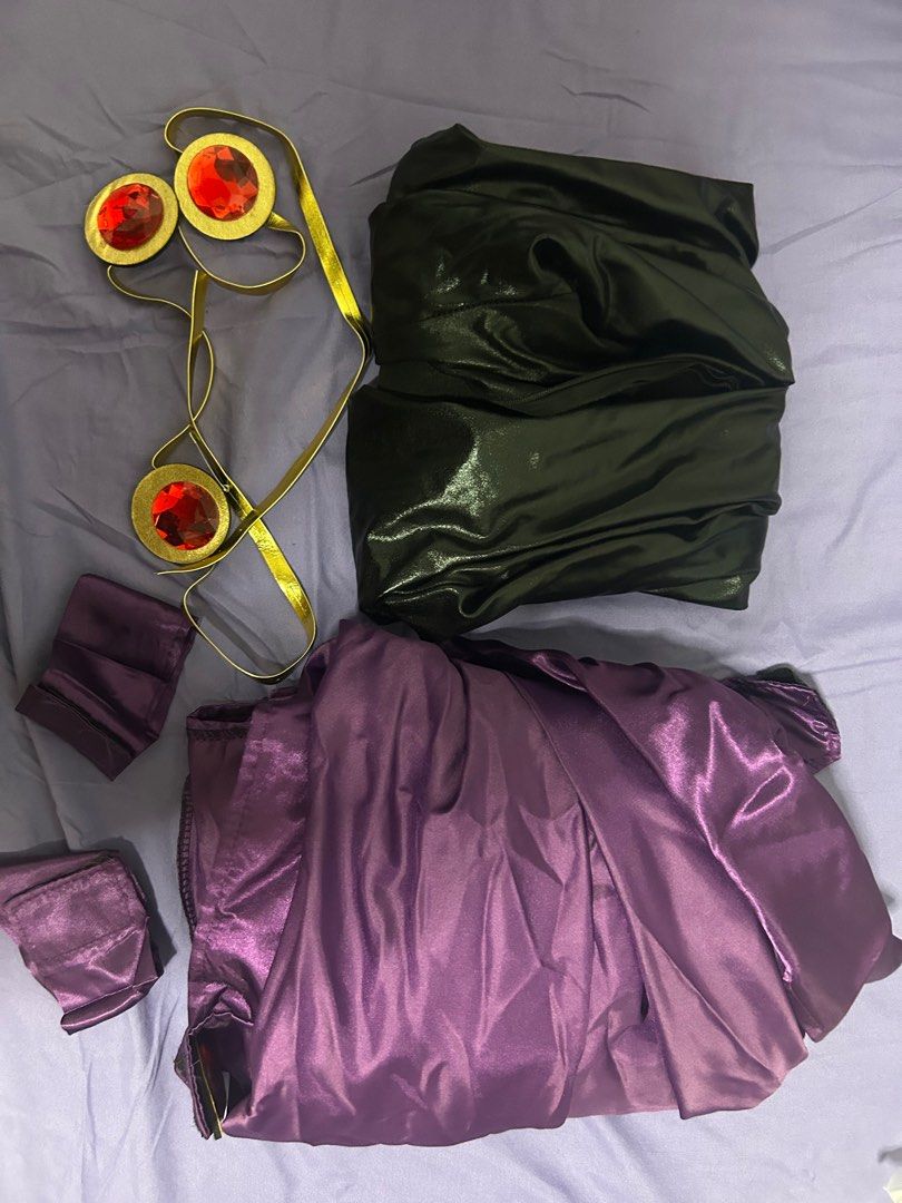 (+Wig) Raven Teen Titans Cosplay Costume (XL) , Women's Fashion ...