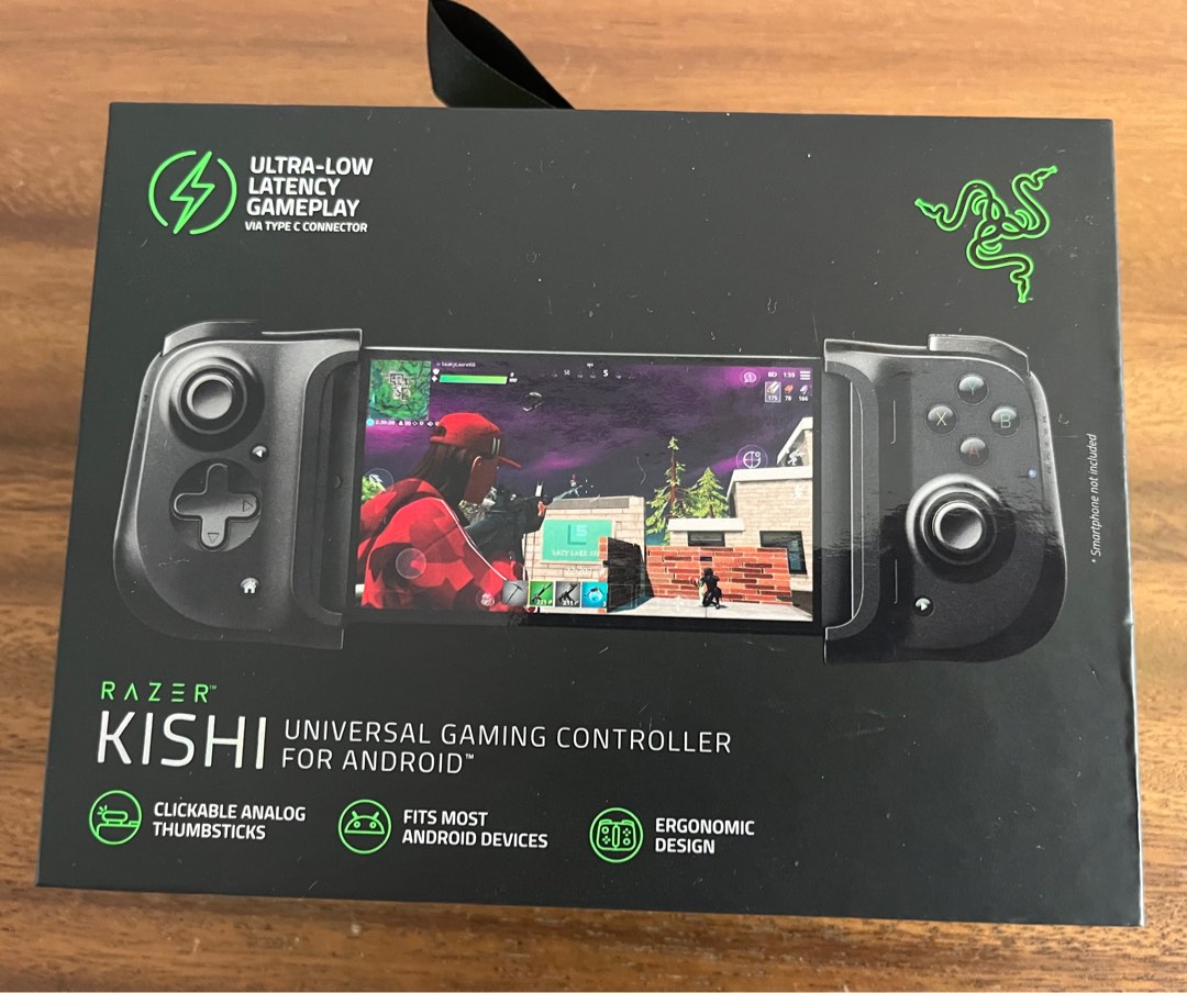 Razer Kishi Mobile Game Controller Android, Video Gaming, Gaming ...