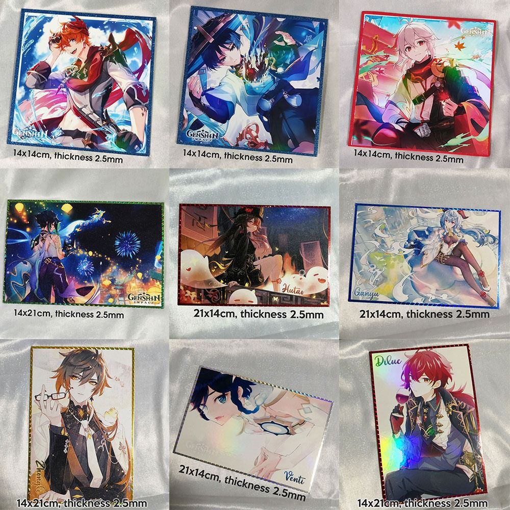 [READYSTOCKS] Genshin Impact Print Japanese Shishiki Laminated Genshin ...