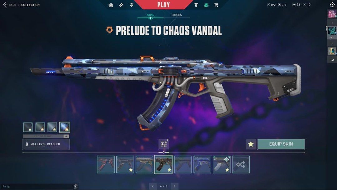 RGX PHANTOM+PRELUDE VANDAL+REAVER KARAMBIT, 12 PREMIUM+3 BP VALORANT ...