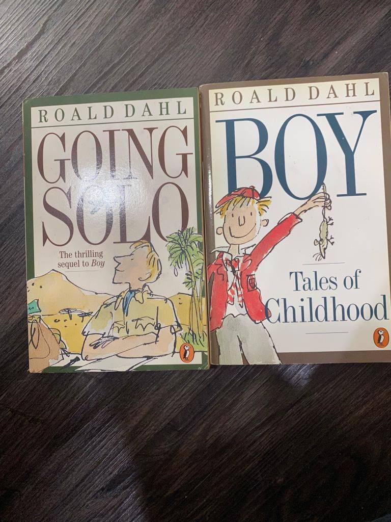 Roald Dahl - Going Solo + Boy Tales of Childhood (All), Hobbies & Toys ...