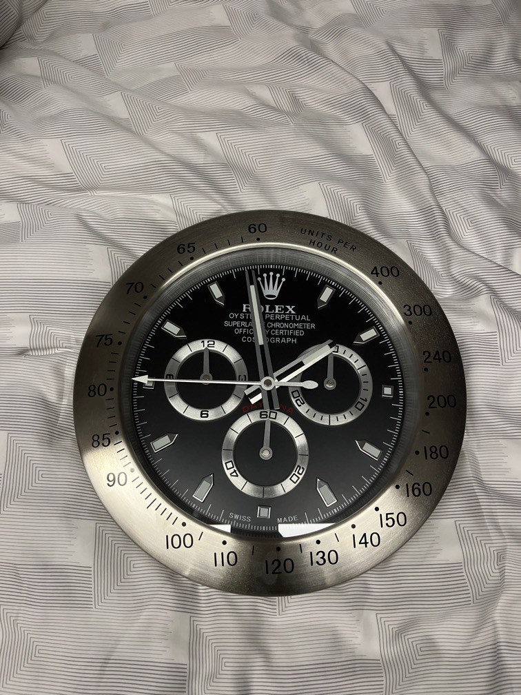 *Instock* ROLEX CLOCK, Furniture & Home Living, Home Decor, Clocks on ...