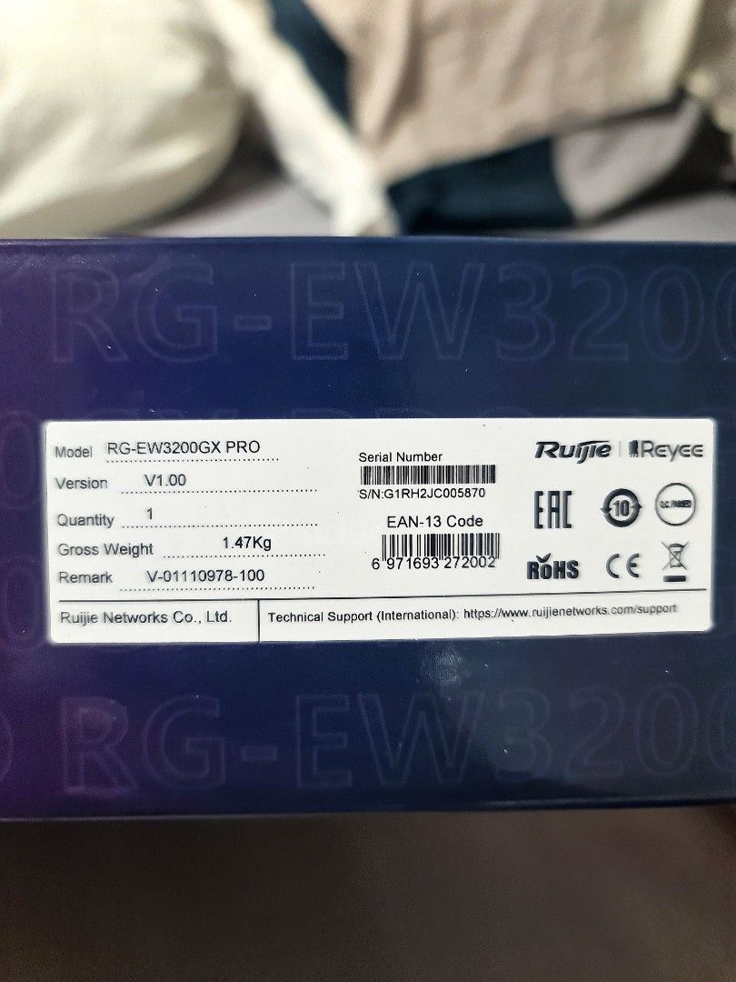 Ruijie Rcycc RG-EW 3200 GX PRO WIFI 6 3200M Dual-band Gigabit Mesh ...