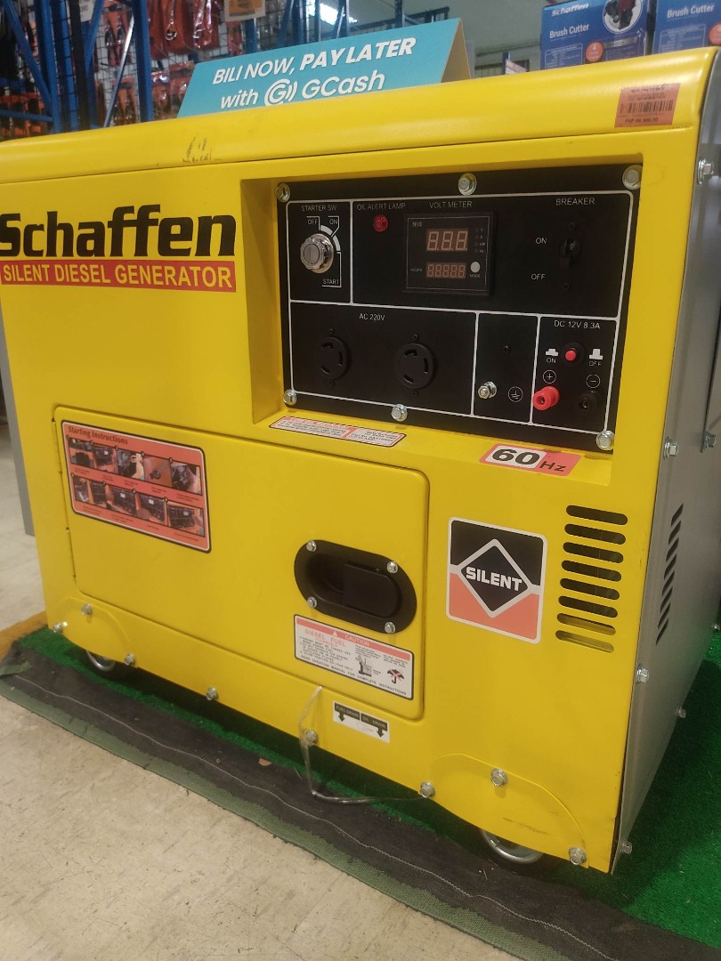 SCHAFFEN SILENT DIESEL GENERATOR 5KVA, Commercial & Industrial ...