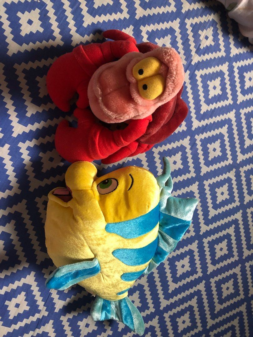 Sebastian and flounder bundle, Hobbies & Toys, Toys & Games on Carousell