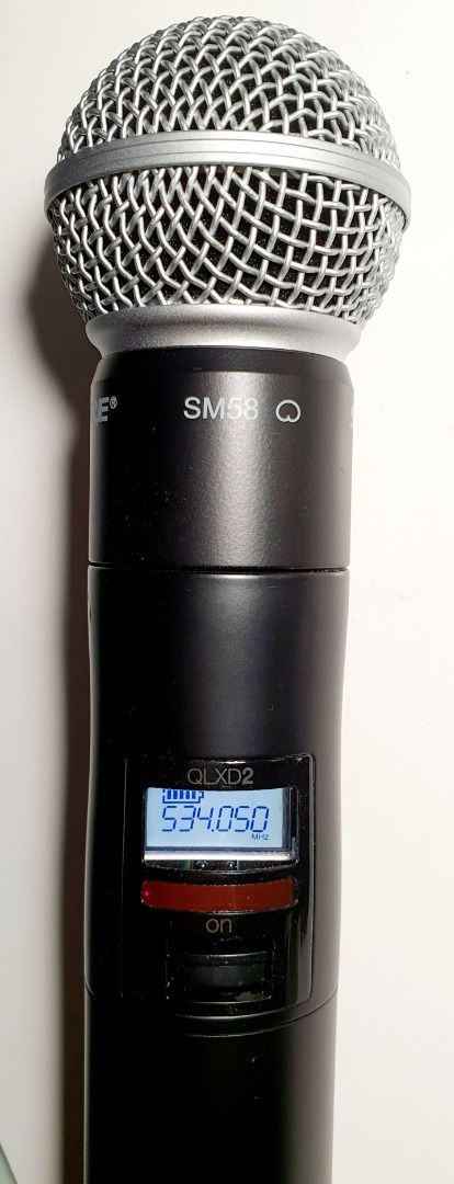 Shure QLXD24/SM58 Digital Wireless Handheld Microphone System, Audio, Microphones on Carousell