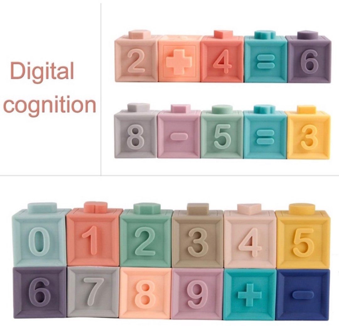 Silicon blocks toy, Babies & Kids, Infant Playtime on Carousell