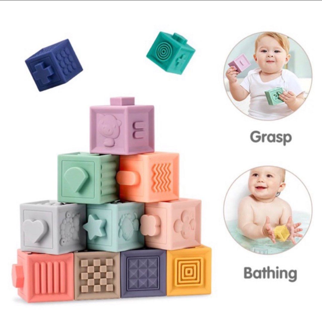 Silicon blocks toy, Babies & Kids, Infant Playtime on Carousell