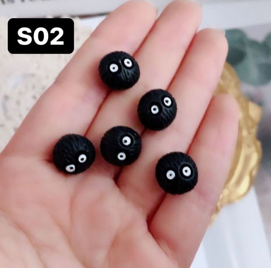Single Piece Black Cute Jibbitz For Crocs Shoes White Pearl (H0251 ...