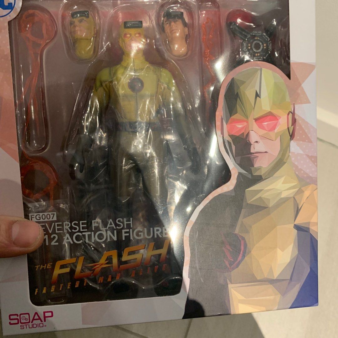 Soap studio 1/12 DC Reverse Flash 閃電俠 全新 shf 比例, 興趣及遊戲, 玩具 & 遊戲類 ...